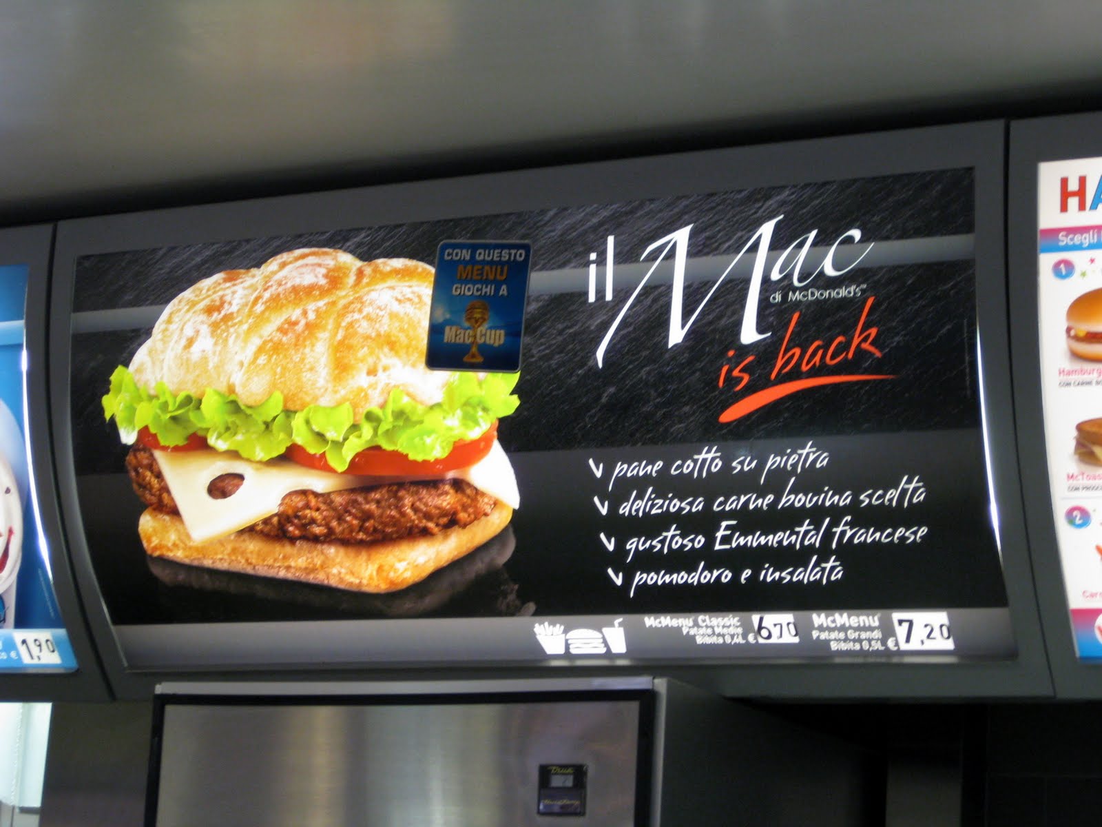 *the simplest aphrodisiac: Rome, Italy: McDonald's & Il Mac