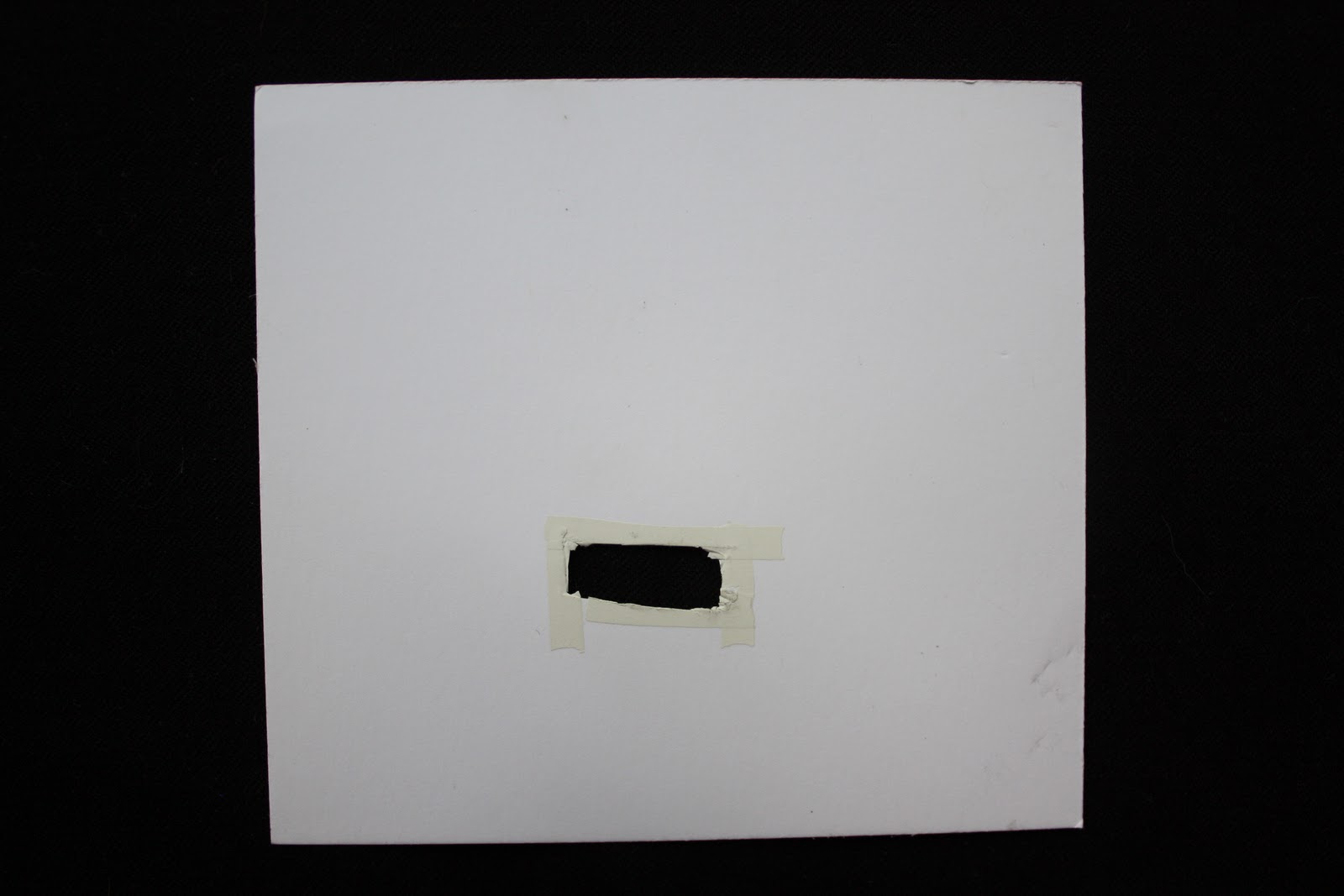 Pictures From My Window: Cardstock with Rectangular Hole