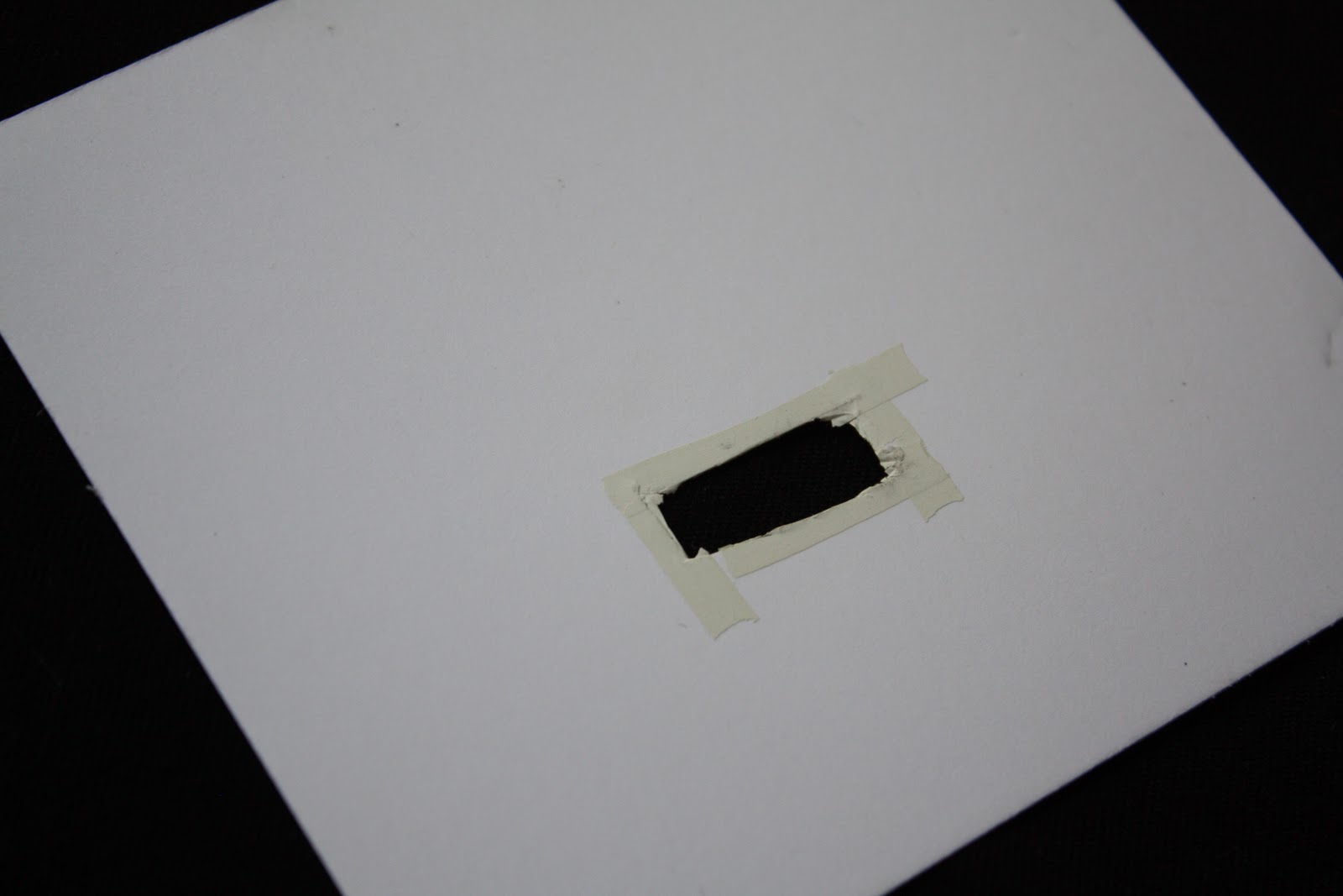 Pictures From My Window: Cardstock with Rectangular Hole