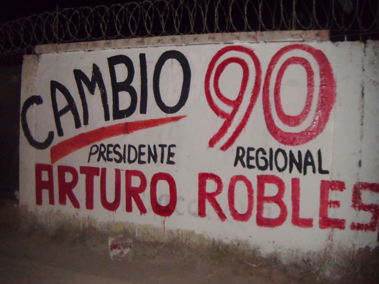 Arturo Robles Morales a la Region PASCO Cambio 90: julio 2010