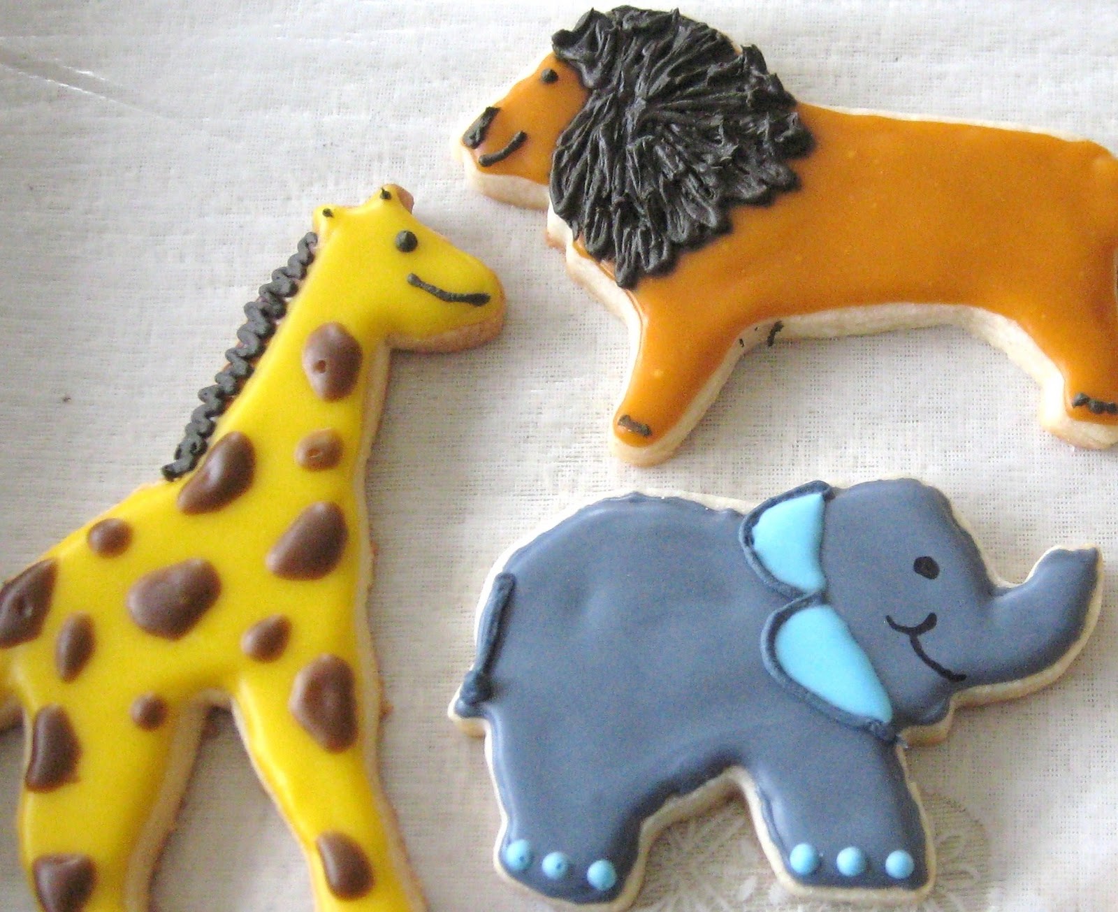 Anjali's Designer Cookies LLC: Zoo/Jungle Animals