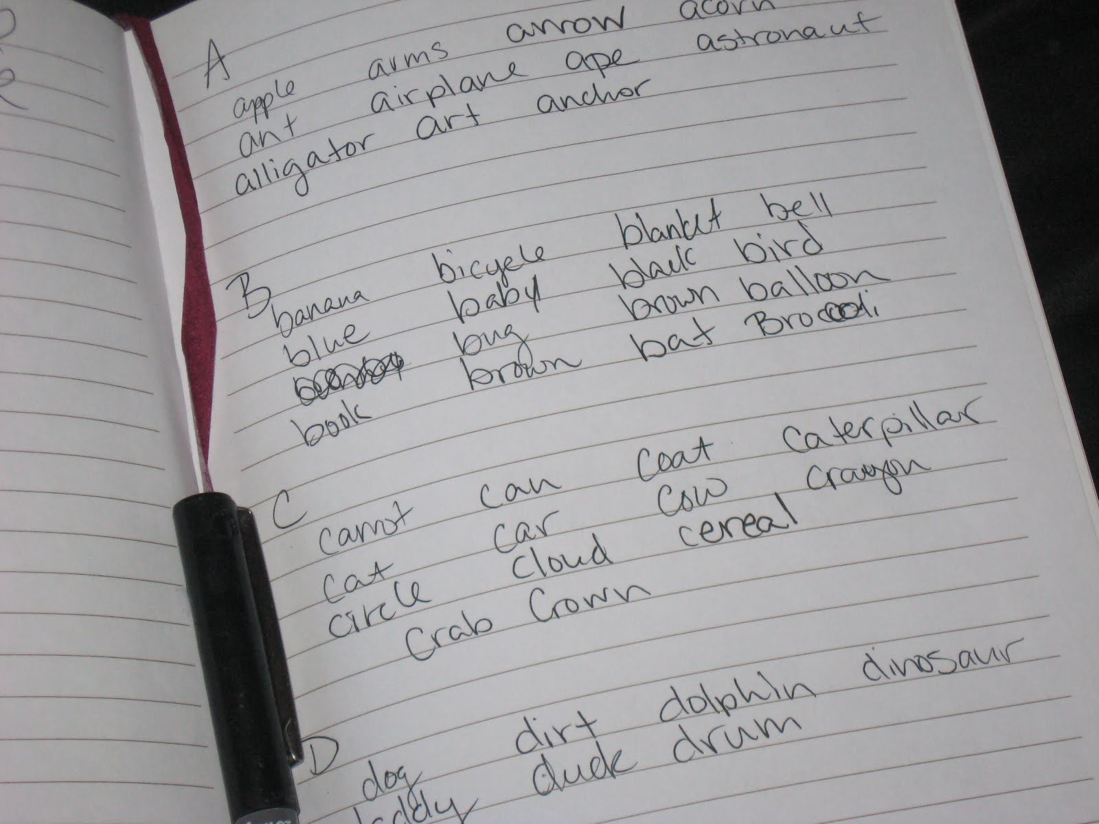 UmWowStudio: Homemade ABC Book