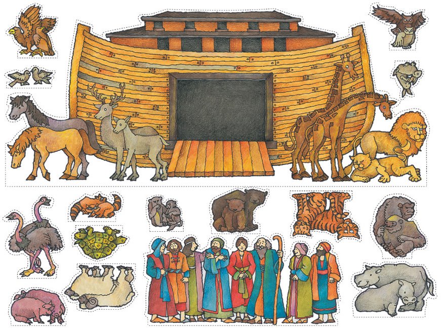 Latter-day Chatter: Noah's Ark Flannelboard