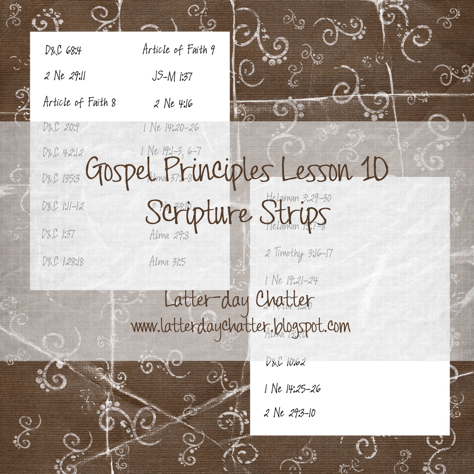 14 gospel principles - bustersbda