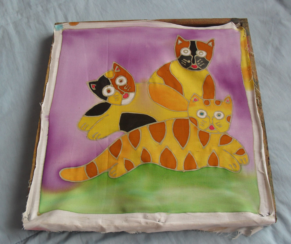 Sanggar Ilham Kreatif: BATIK KUCING DARI CHERATING