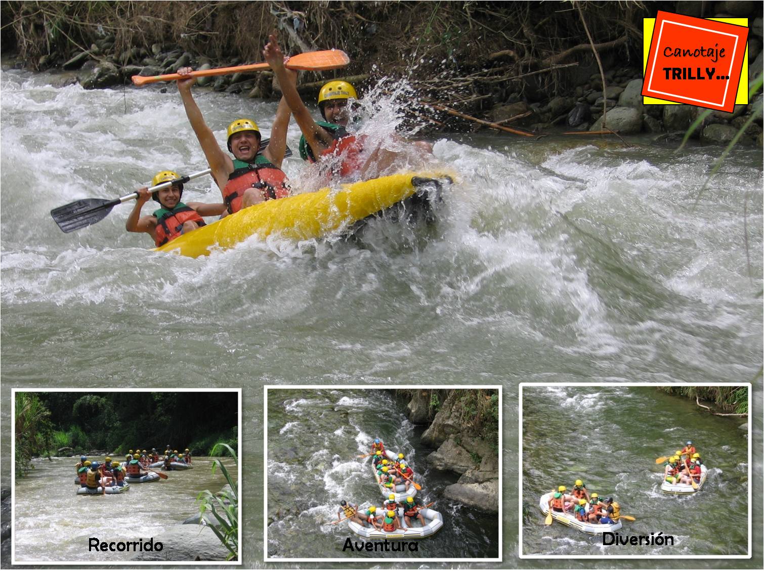 Corredor Turístico de Calarcá, Quindío. Colombia: Canotaje Trilly