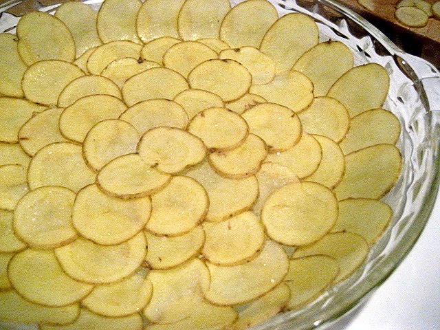 Sausage & Mushroom Pie w/ a Potato Crust