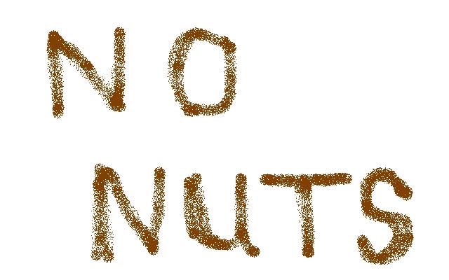 Free Posters and Signs: No Nuts