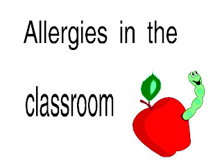 Free Posters and Signs: Allergies in the classroom