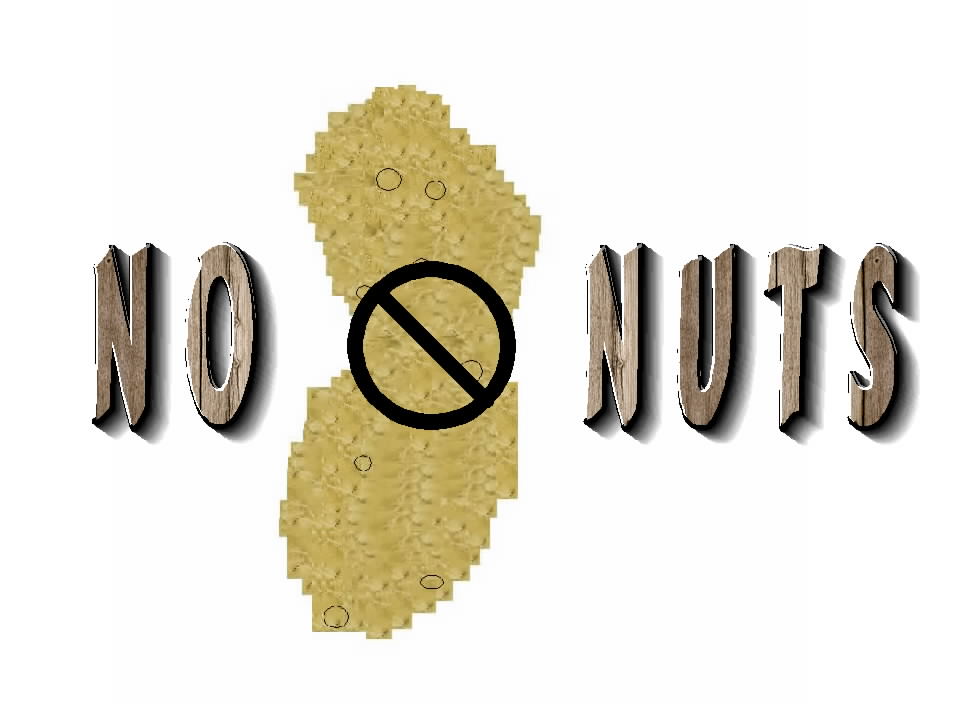Free Posters and Signs: No Nuts