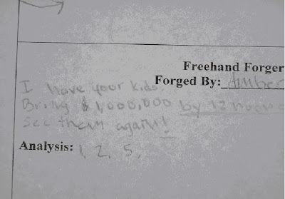 forensics: Handwriting Analysis in Forensic Science