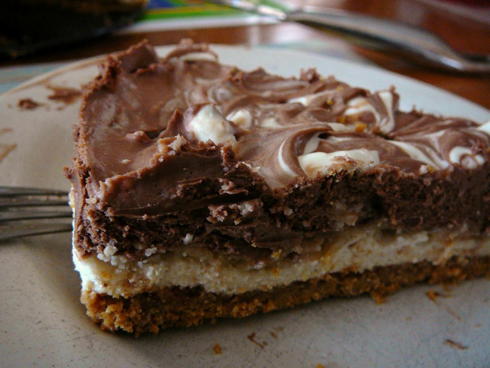 Gâteau au fromage au chocolat praliné sans cuisson - Chroniques Gourmandes