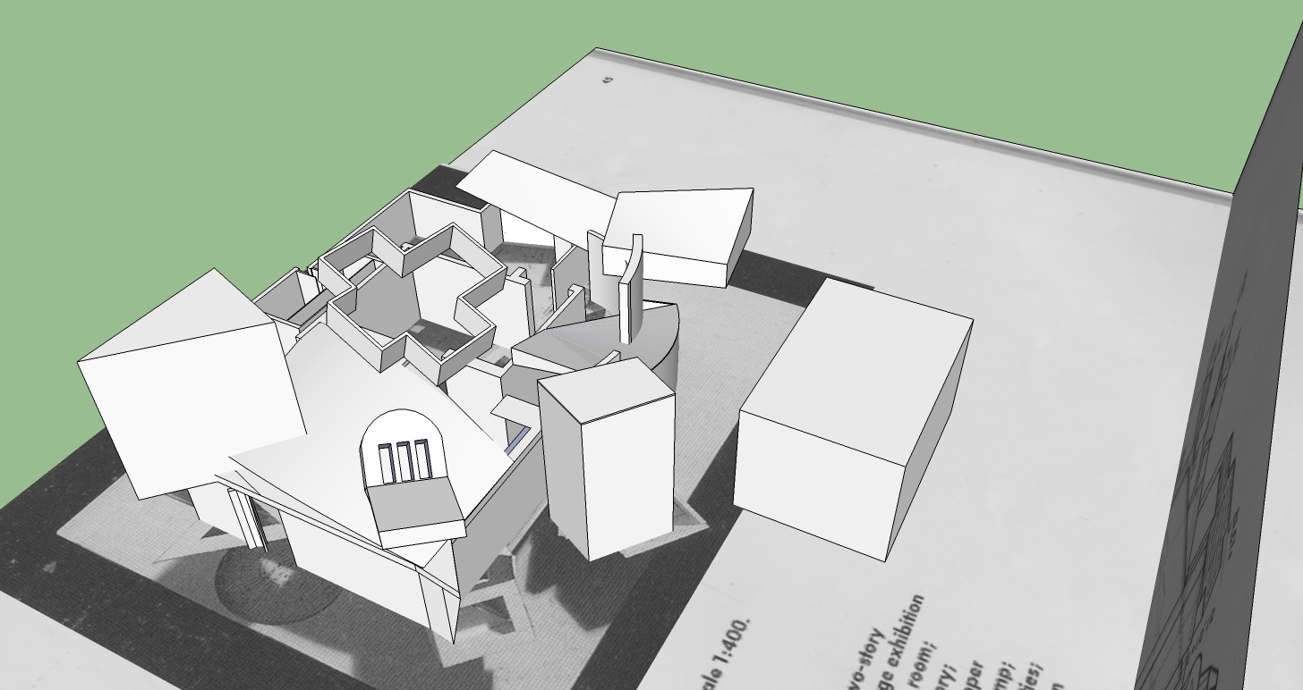 Trent Howell Arch 1390: Vitra Design Museum Model Progress