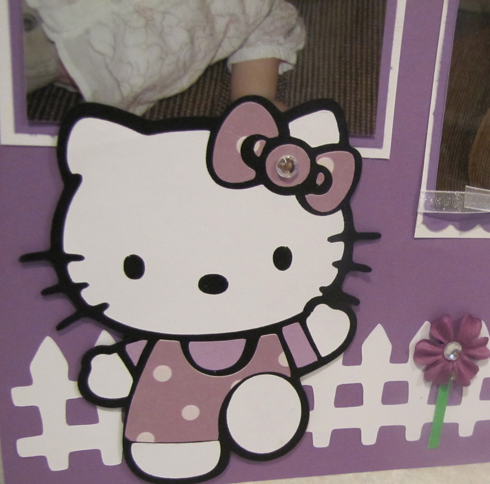 Pigtails and Paper Trails: Hello Kitty Scrapbook Layout