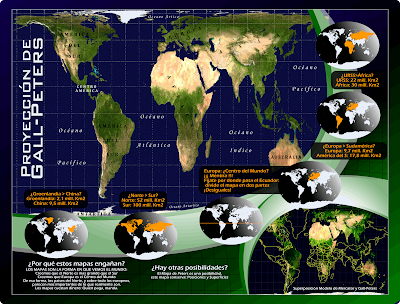 Diseño Austral: Mapa Proyección Peters