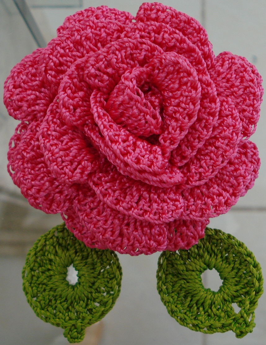 Crochê e Cia: BROCHÊ EM FLÔR DE CROCHÊ