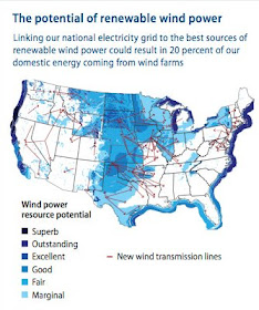 Wind Map For Wind Power - Map