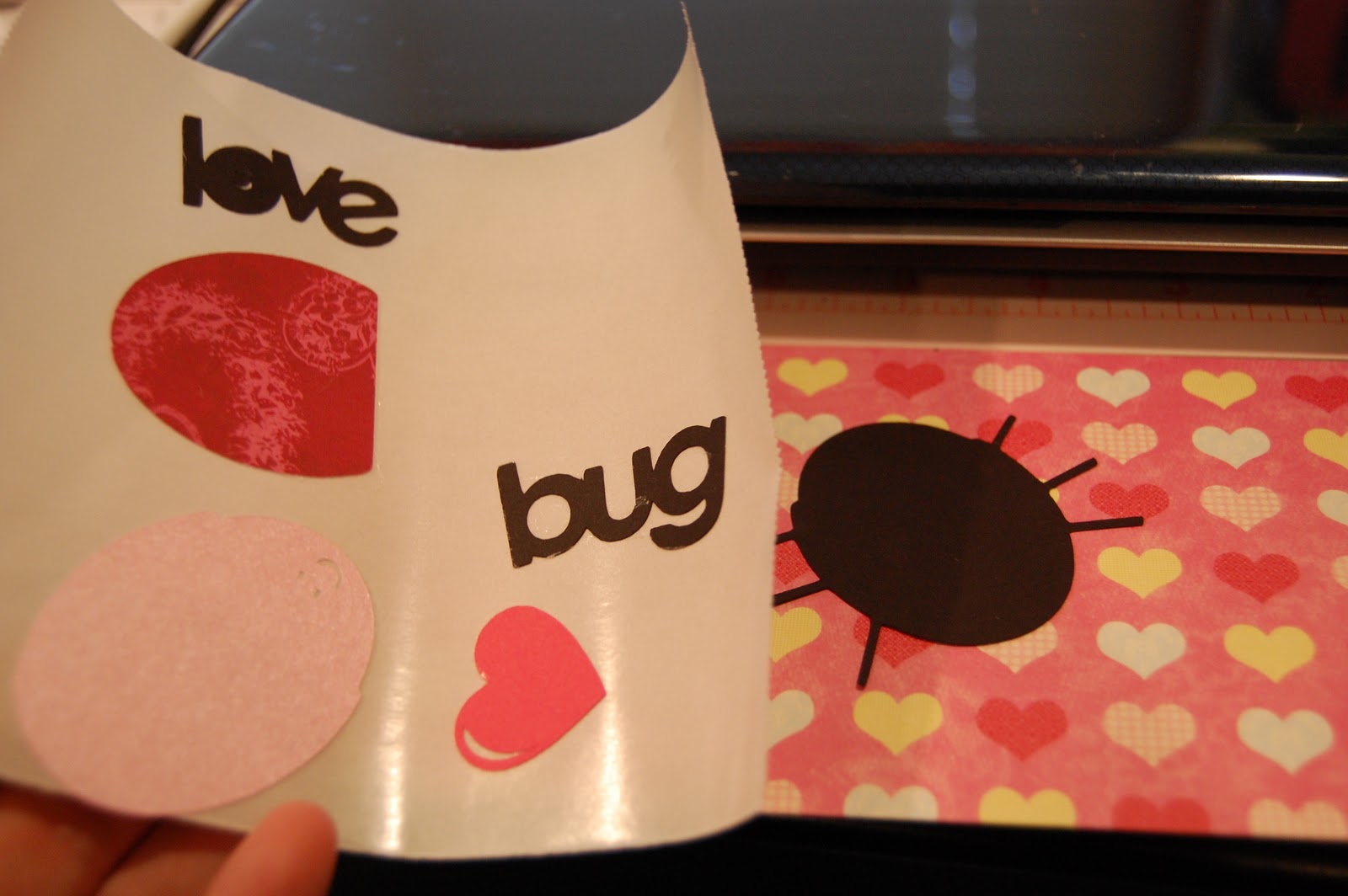 She's a Sassy Lady: Love Bug Bobble Card