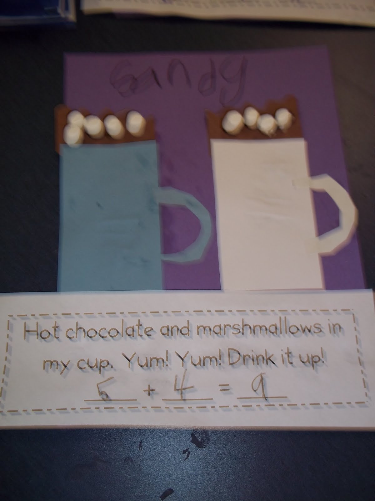 Mrs. Wood's Kindergarten Class: Hot Chocolate Math