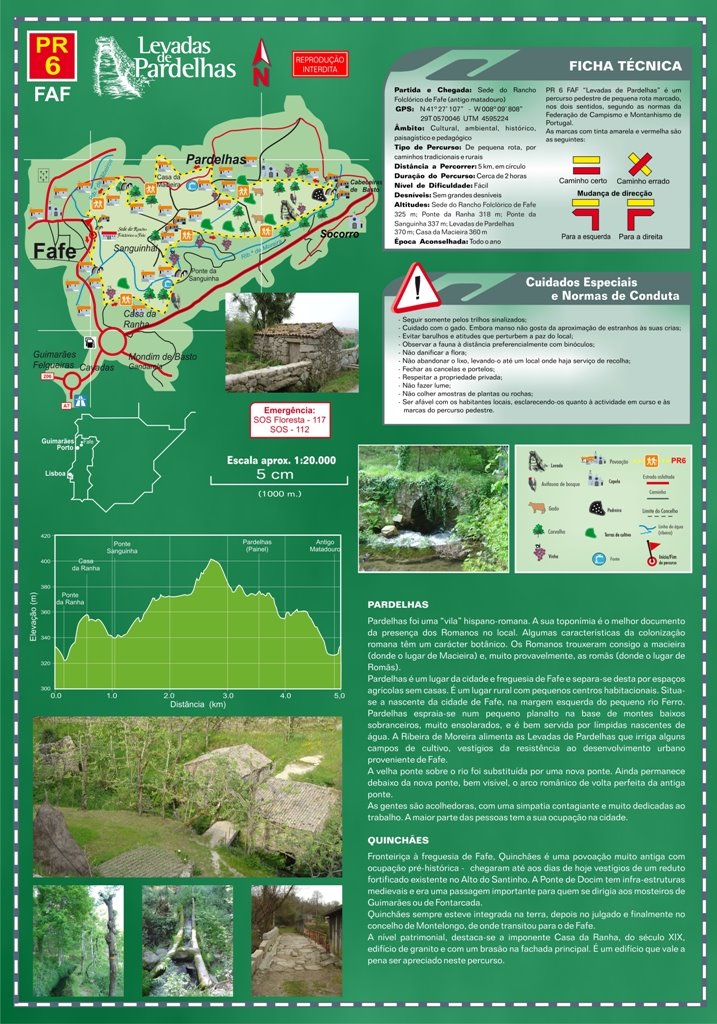 Pedestrianismo e Percursos Pedestres: Fafe - Percursos Pedestres