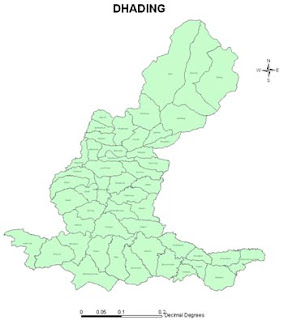 DHADING BLOG: Map of Dhading
