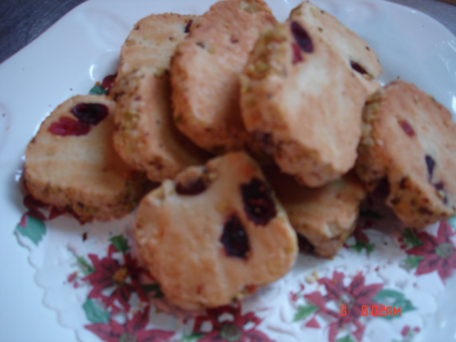 Le carnet gourmand de Simone: Biscuits sablés aux canneberges