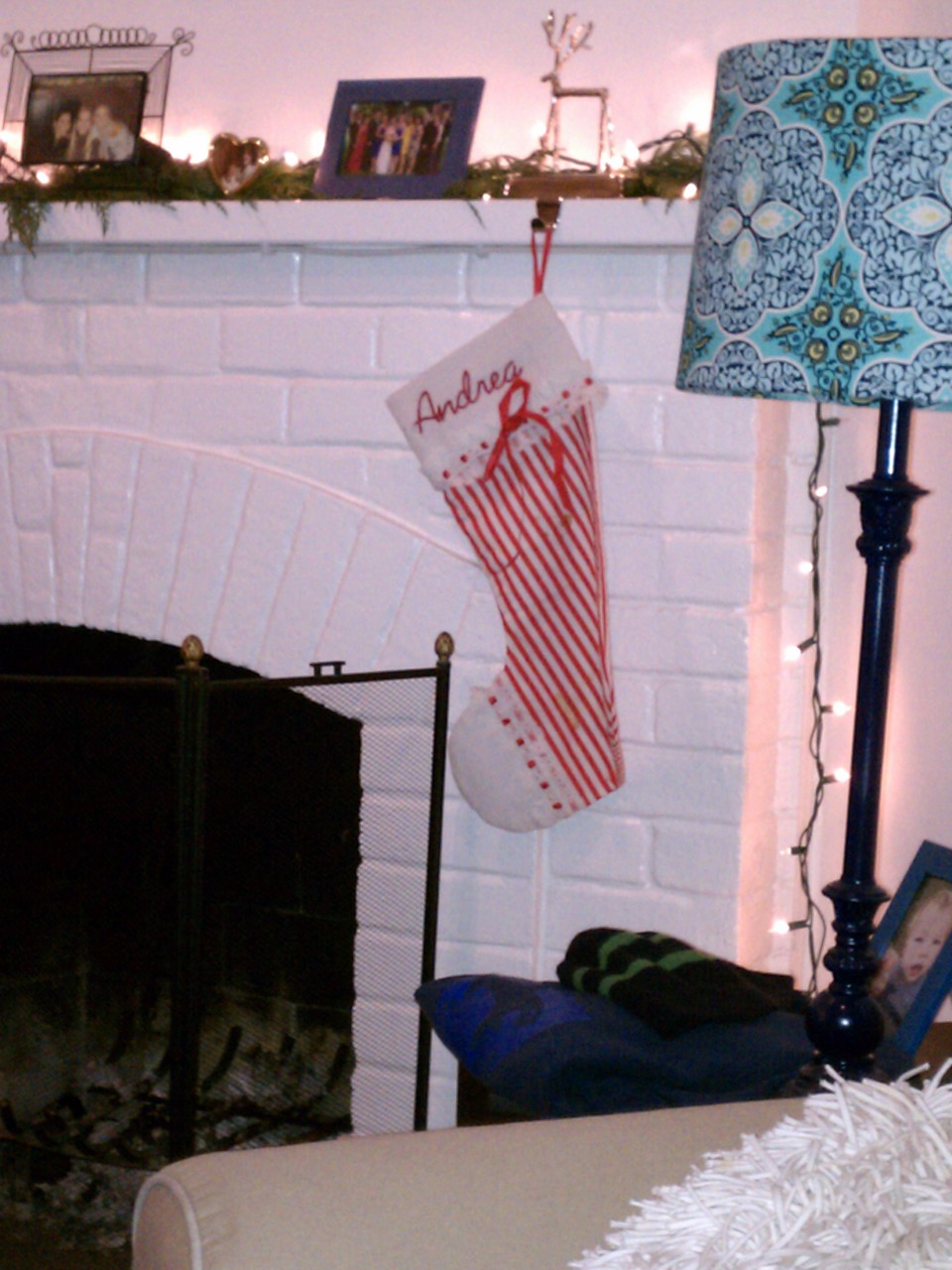 andrea christine: homemade stocking - fail