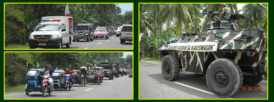 73rd Infantry Battalion, Philippine Army: Independence Day Motorcade in ...