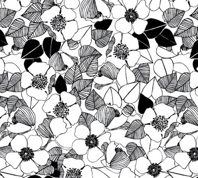 Nabudis and Nabudat: Monotone Floral Pattern