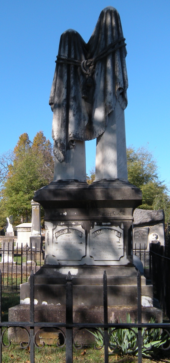 Escape to the Silent Cities: Mount Holly Cemetery - Robins' Double Obelisk
