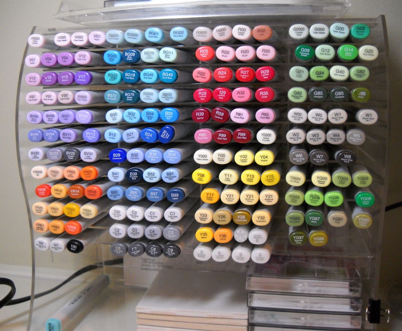 Ribbonrie: My Copic Storage