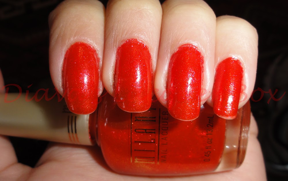 Diava's Lacquer Box: NOTD - Milani Orange Burst