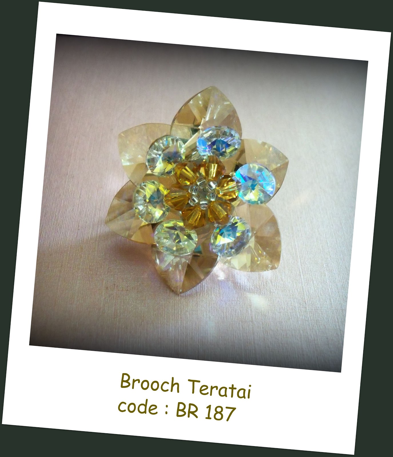 ~Dalini Creation~: ~Cincin Suasa 14K...Brooch...Jam Kristal