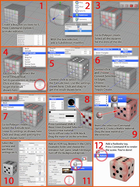 Everything 3D: Simple Die Tutorial
