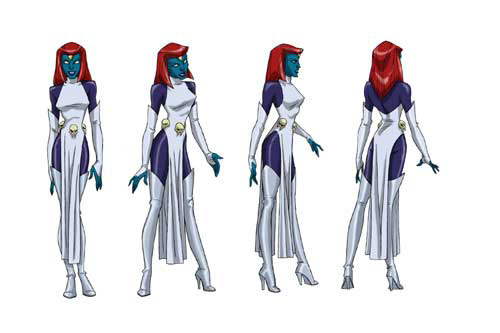 The Dork Review: X-Men Evolution Model Sheets