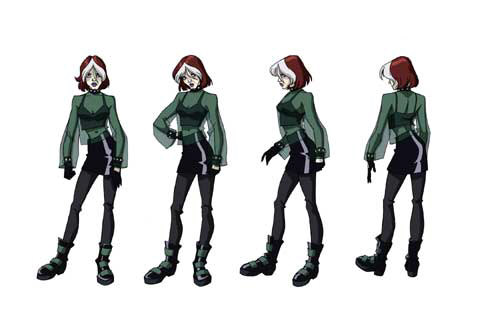 The Dork Review: X-Men Evolution Model Sheets