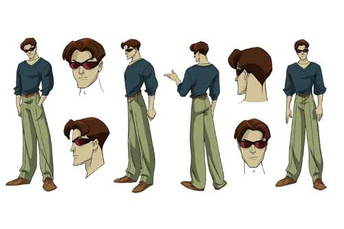 The Dork Review: X-Men Evolution Model Sheets
