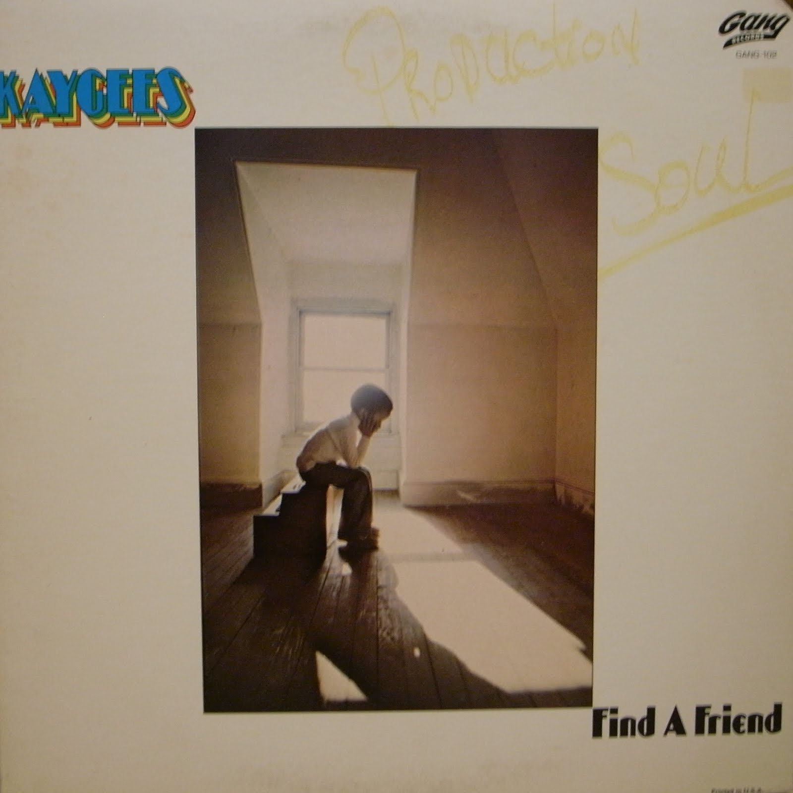 STILL SEARCHIN' BLOG by THE SILVER CHILD & MSA: KAY-GEES 「Find A Friend」