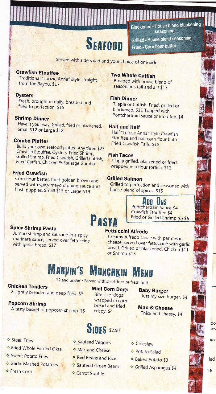 In Laurie's Brain...: Starvin Marvin's Bar & Grill