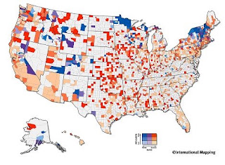 Taylor's Maps: Bivariate choropleth map