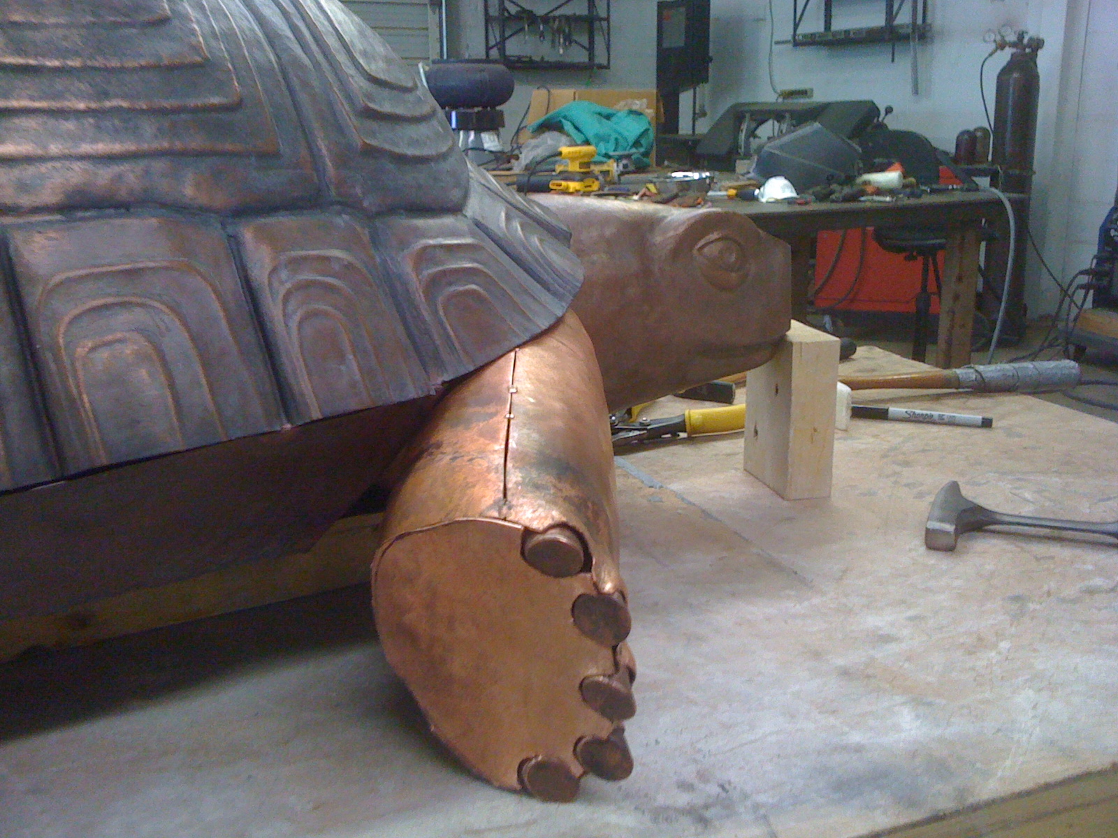 Metal Art and Sculpture: Repousse Sculpture - Copper Forming and ...