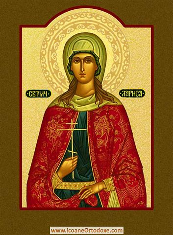 Icoane Ortodoxe Frumoase: sFANTA LARISA (26 MARTIE)