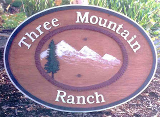 Custom Carved Wood Signs by Mtn Rose Custom Art: Farm & Ranch Signs