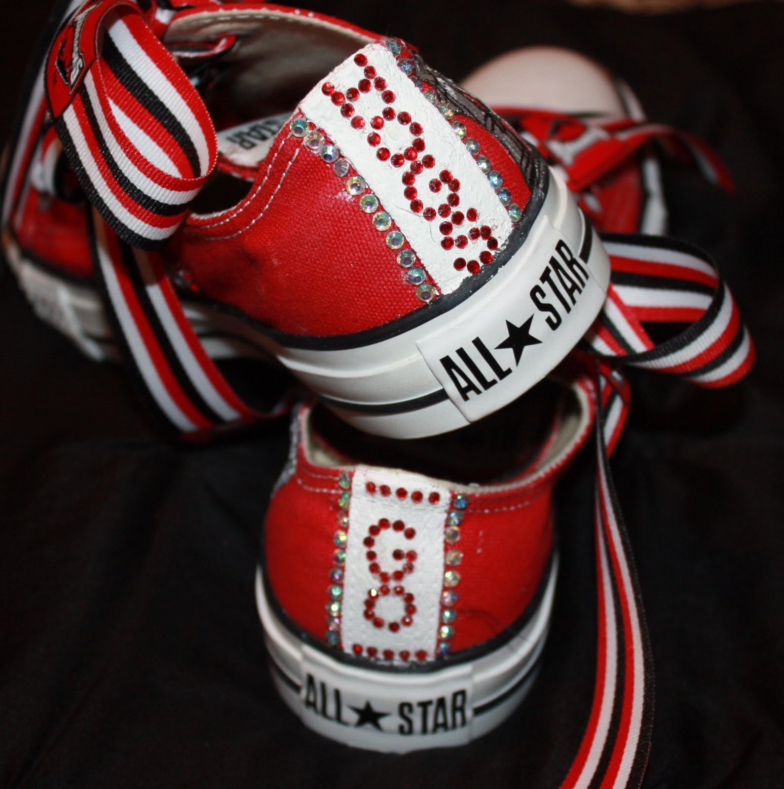 3pinkribbons: Custom University of Arkansas*Razorbacks* Converse Tennis ...