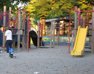 Swings and Roundabouts- Vancouver: Slocan Park Playground- East Vancouver