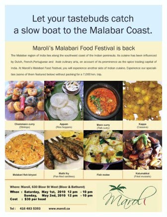 Maroli: Third Malabar food festival in Toronto