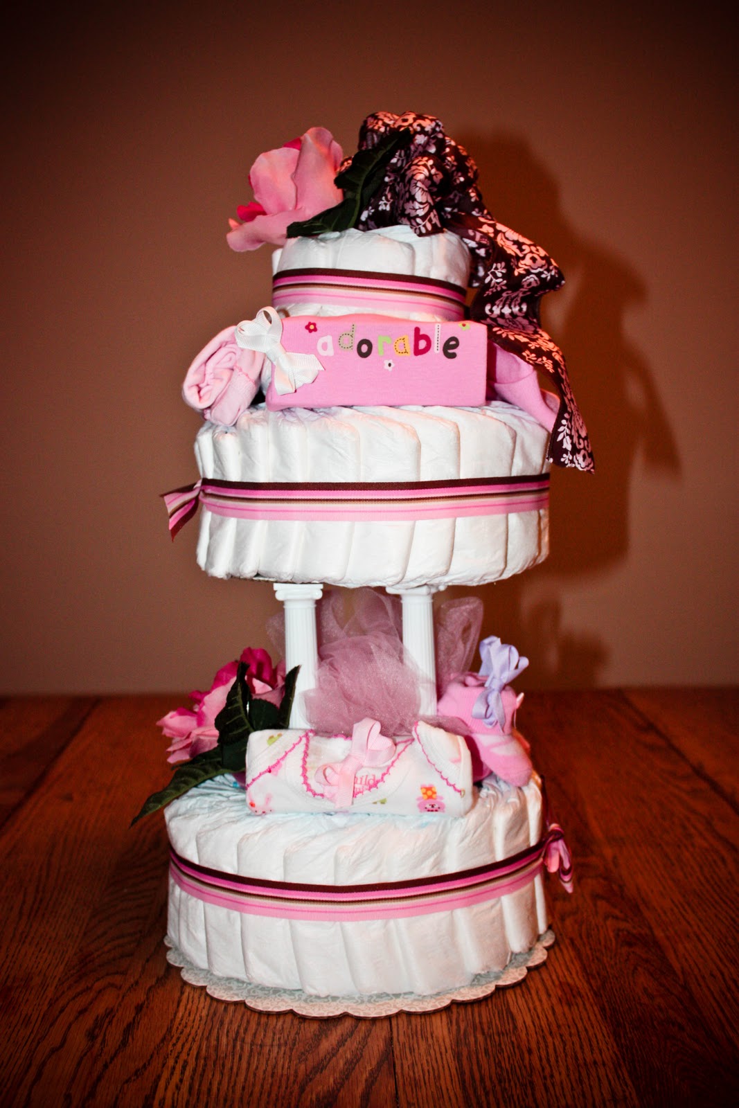 Just us three!: Diaper Cake
