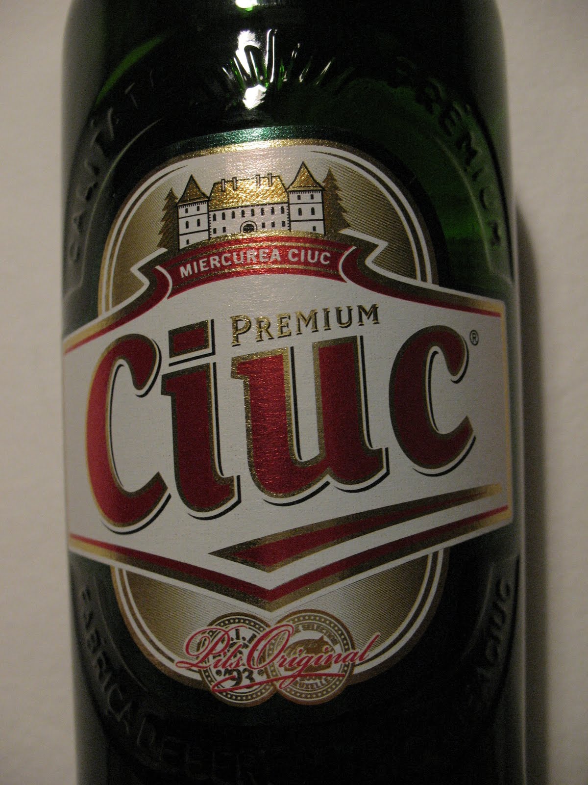 Romanian beer trail/Piwnym szlakiem Rumunii: CIUC PREMIUM