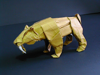 Wil Chua's Origami Page: Saber Tooth Tiger