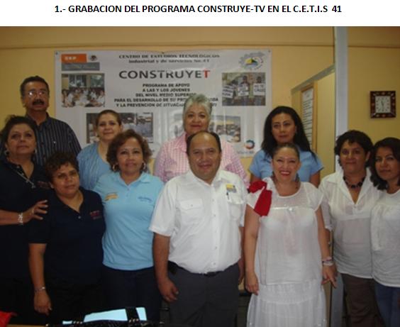 ConstruyeT Guerrero Resems: CETis No. 41